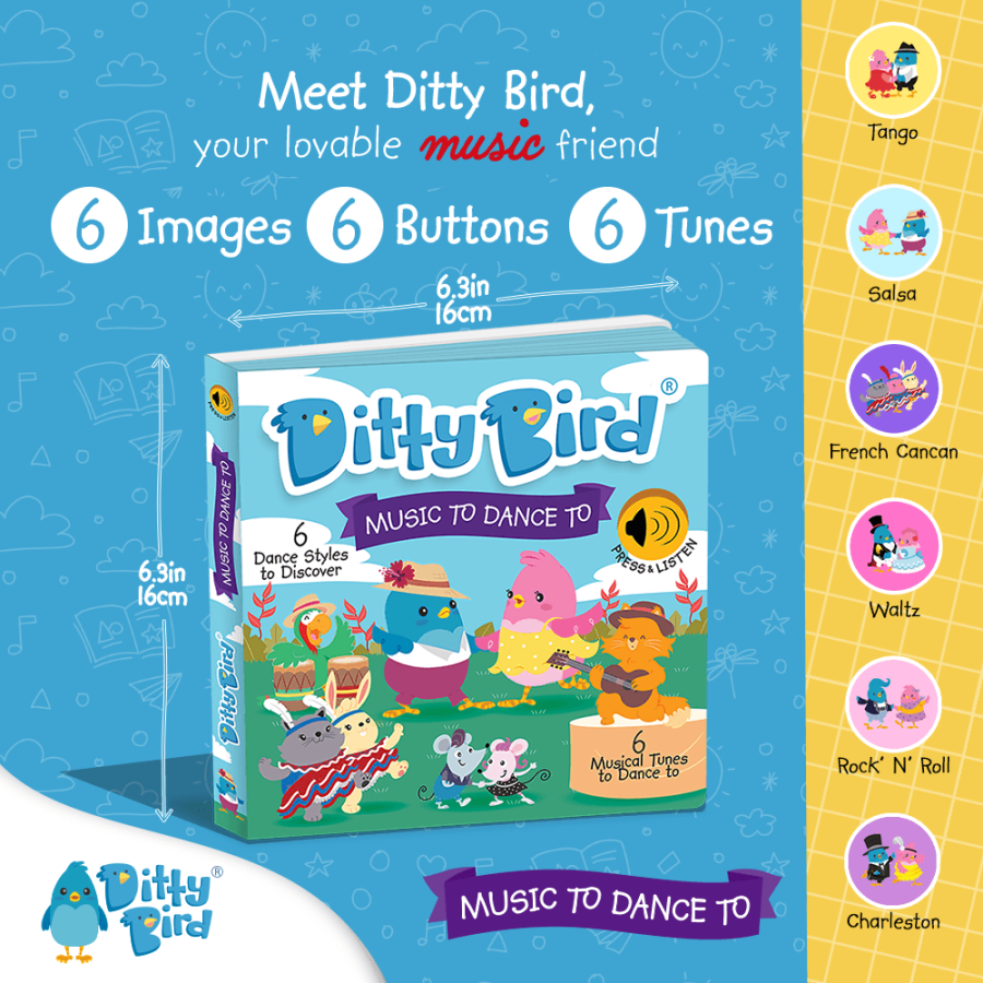 Ditty Bird Music to Dance To – Laugh and Learn