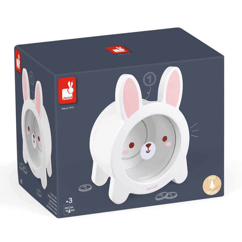 Janod Rabbit Money Box | Laugh and Learn