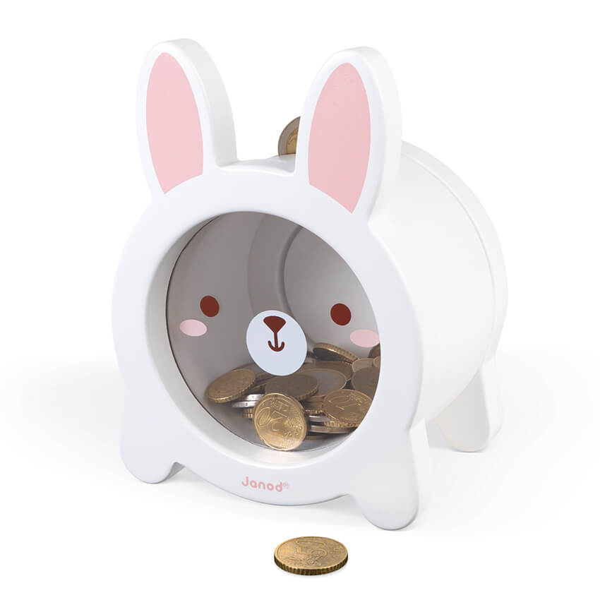 Janod Rabbit Money Box | Laugh and Learn