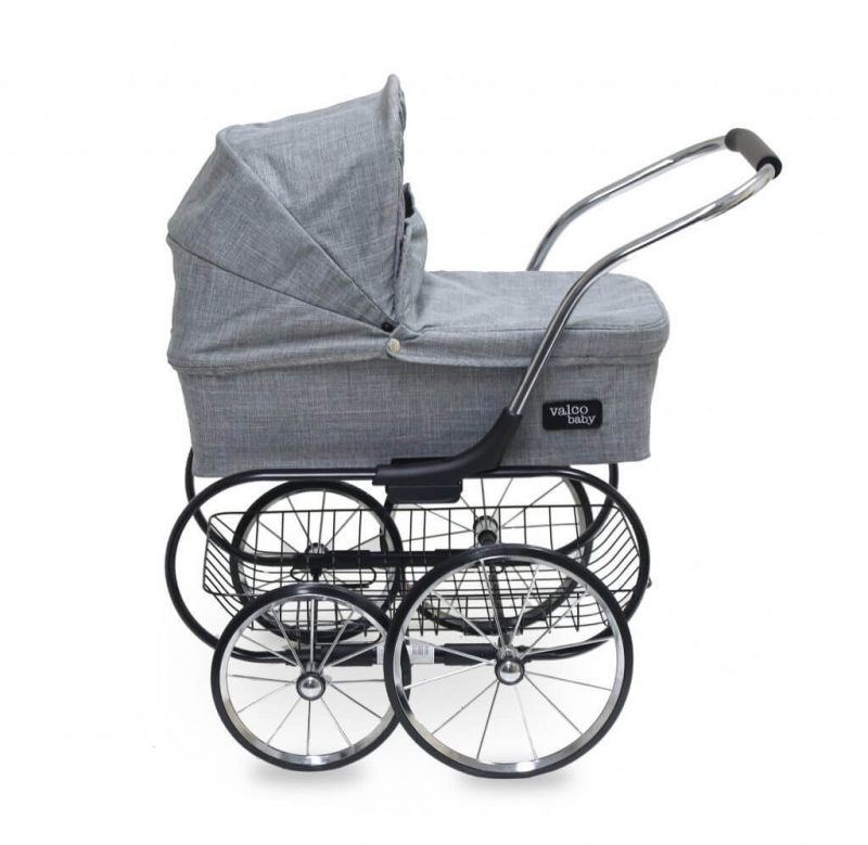 Valco Royale Doll Stroller Grey Marle | Laugh and Learn