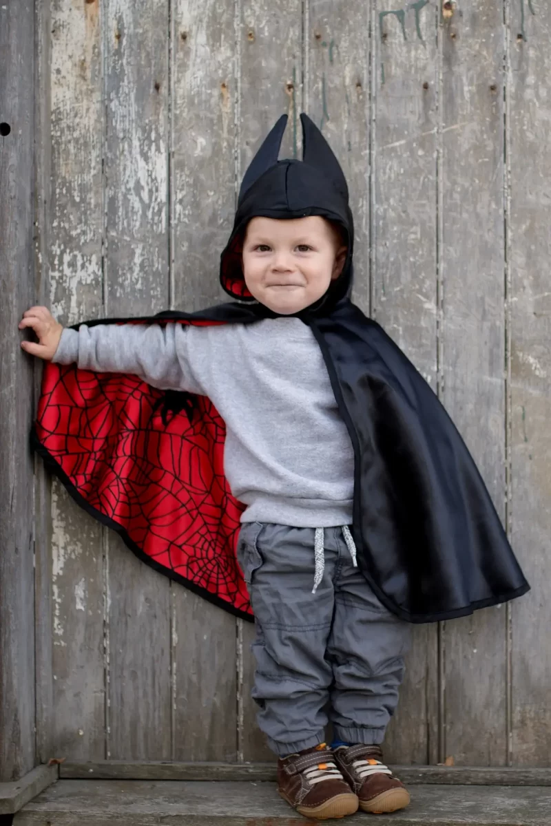 Toddler Reversible Spider & Bat Cape (2-3yrs) – Laugh and Learn