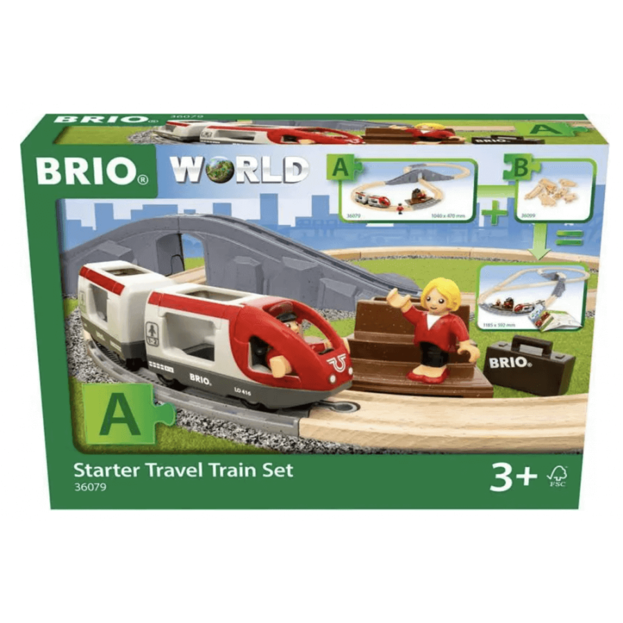 Brio Starter Travel Train Set – Laugh and Learn